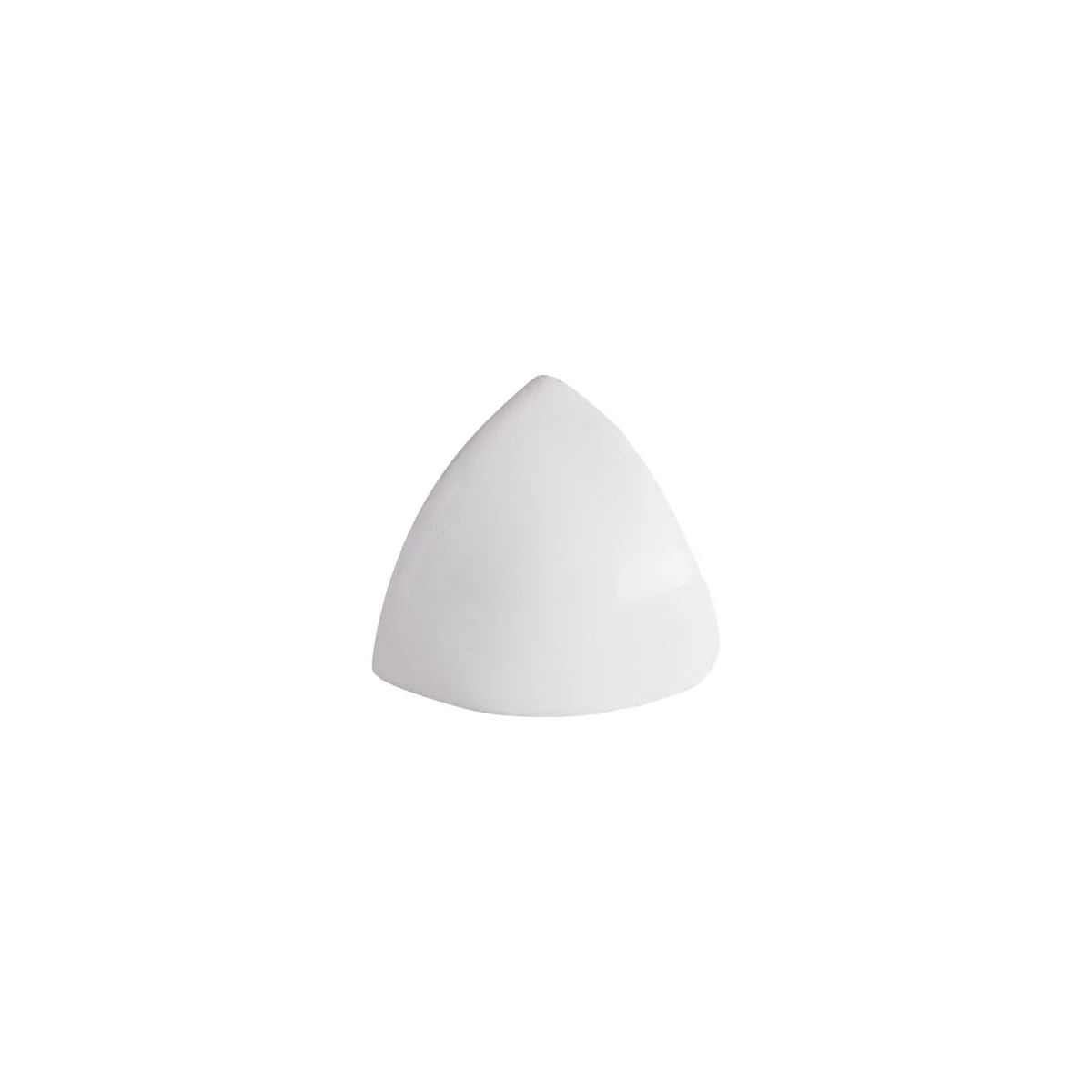 Arte White 1x1 Beak Glossy Ceramic Trim — Solidshape