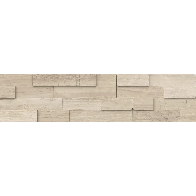 Ashen Grey 24x6 Honed Quartzite Ledger Corner — Solidshape