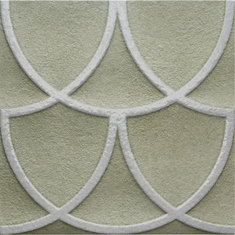 Curve Series Sage 8x8 Porcelain Tile — Solidshape