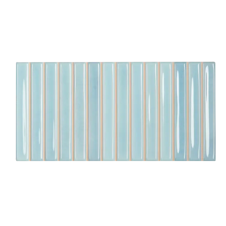 Flash Bars Series Light Blue 5x10 Ceramic/Porcelain Wall Tile — Solidshape