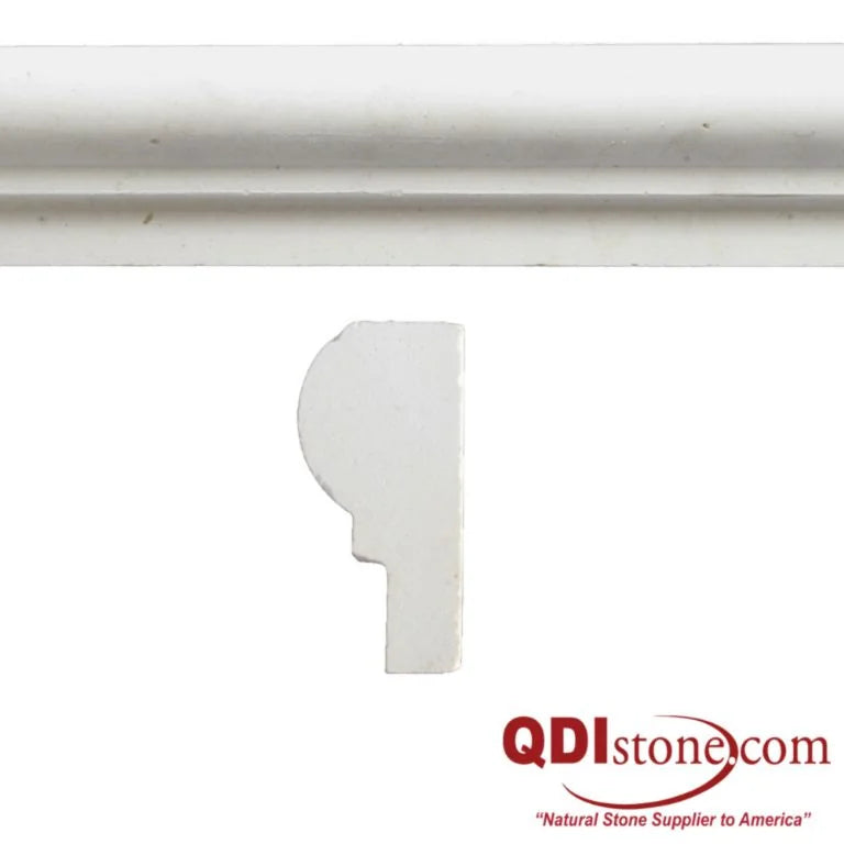 Freska 02x12x01 Honed Limestone Single Ogee Trim — Solidshape