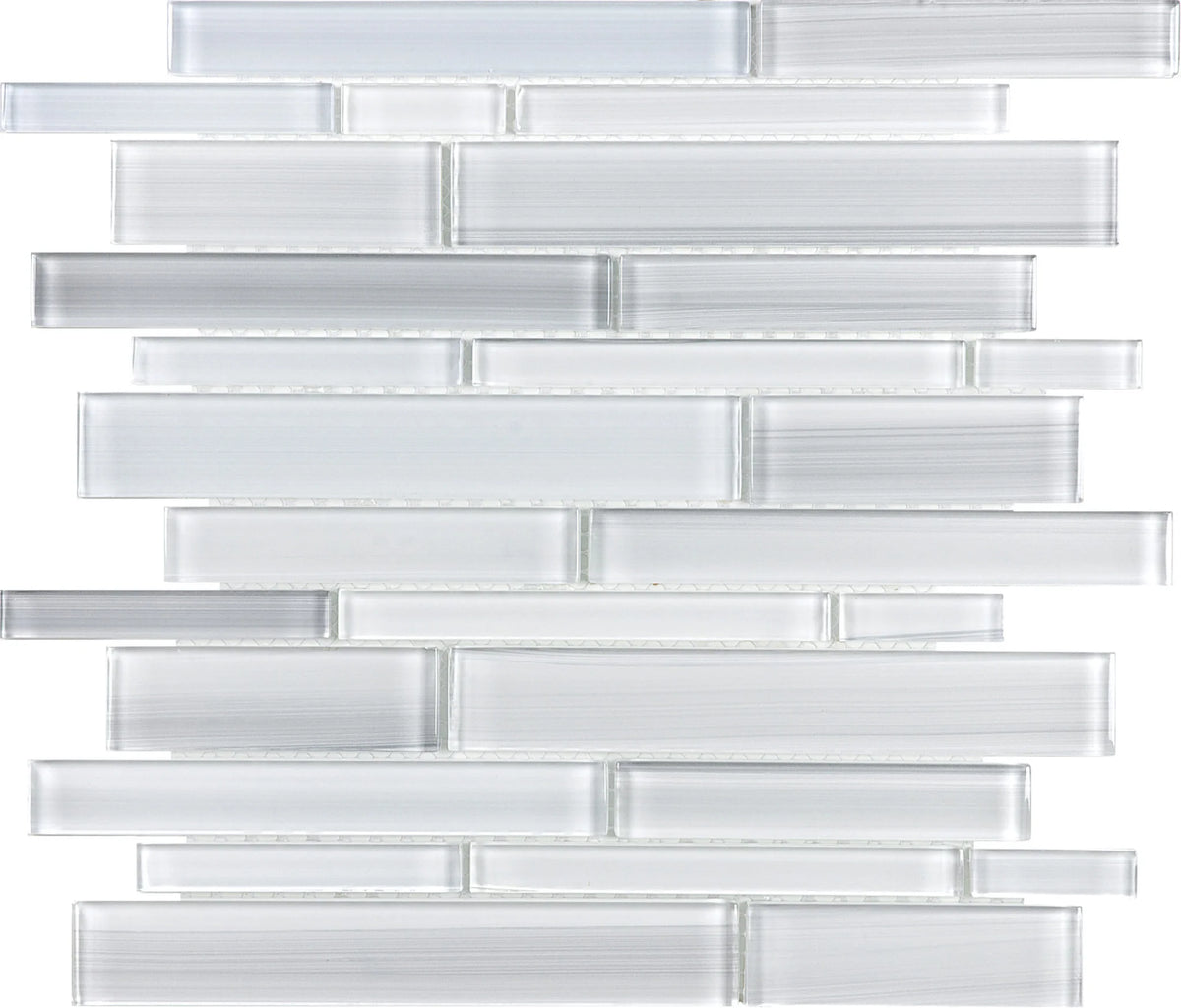 Fusion Ice 12x12 Glass Mosaic Tile — Solidshape