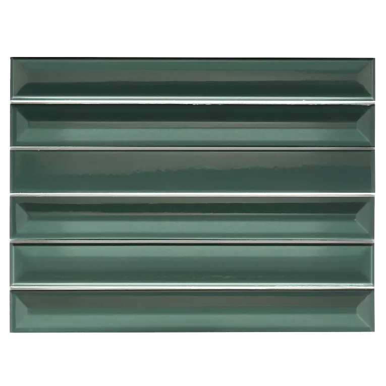 Gem Series Verde 1/2x8 Pencil Bullnose Porcelain Trim — Solidshape
