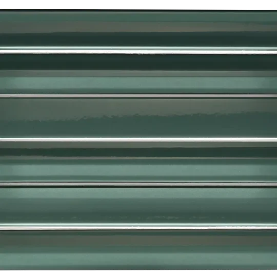 Gem Series Verde Fluted 2x16 Mesh Porcelain Mosaic — Solidshape