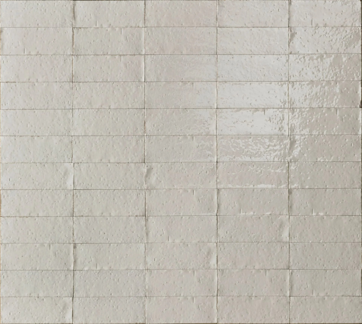 Glace Bianco 3x8 Glossy Porcelain Tile — Solidshape