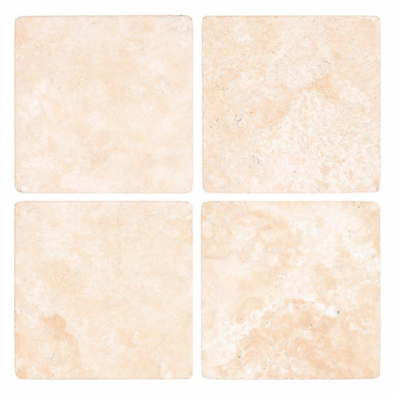 Durango / Paredon (Mexican) - Cross Cut Durango Travertine 16x16 Tumbl ...