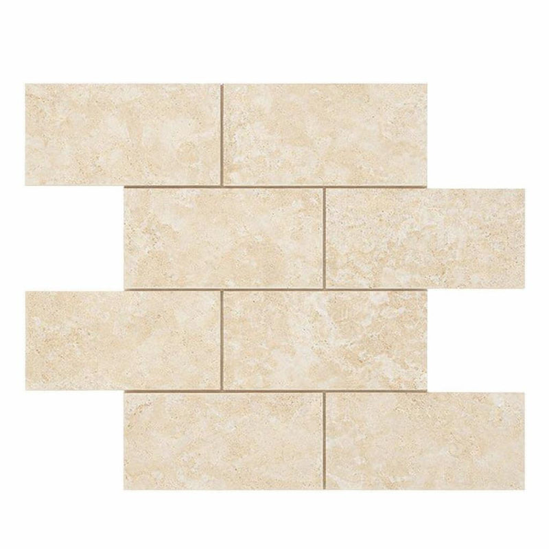 Durango / Paredon (Mexican) - Cross Cut Durango Travertine 3x6 Filled ...