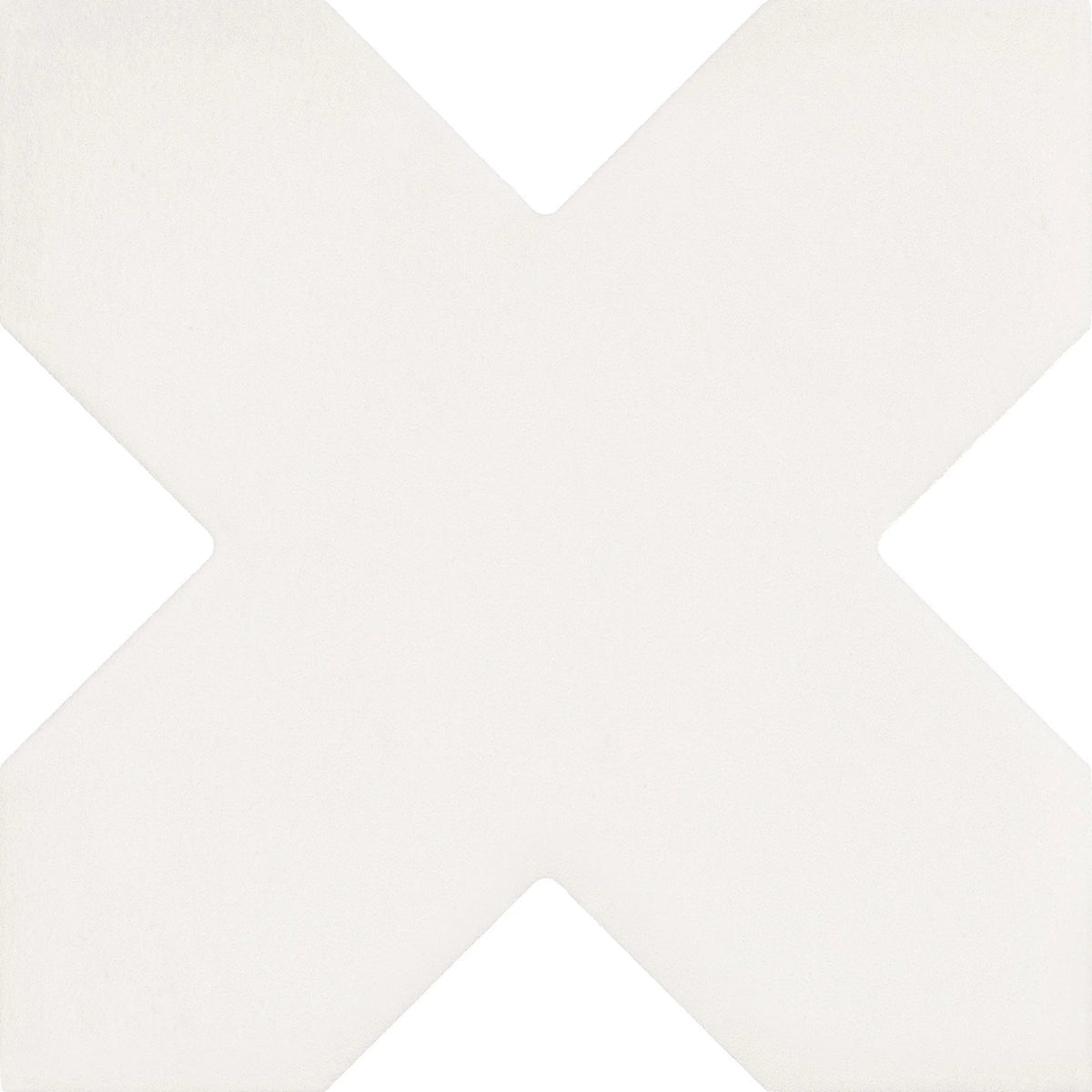 Kasbah Cross Bone 5x5 Matte Porcelain Tile — Solidshape