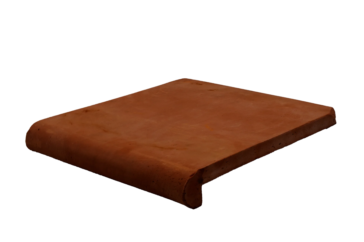 Lincoln Stair Coping 12x12 Natural Terracota Paver — Solidshape