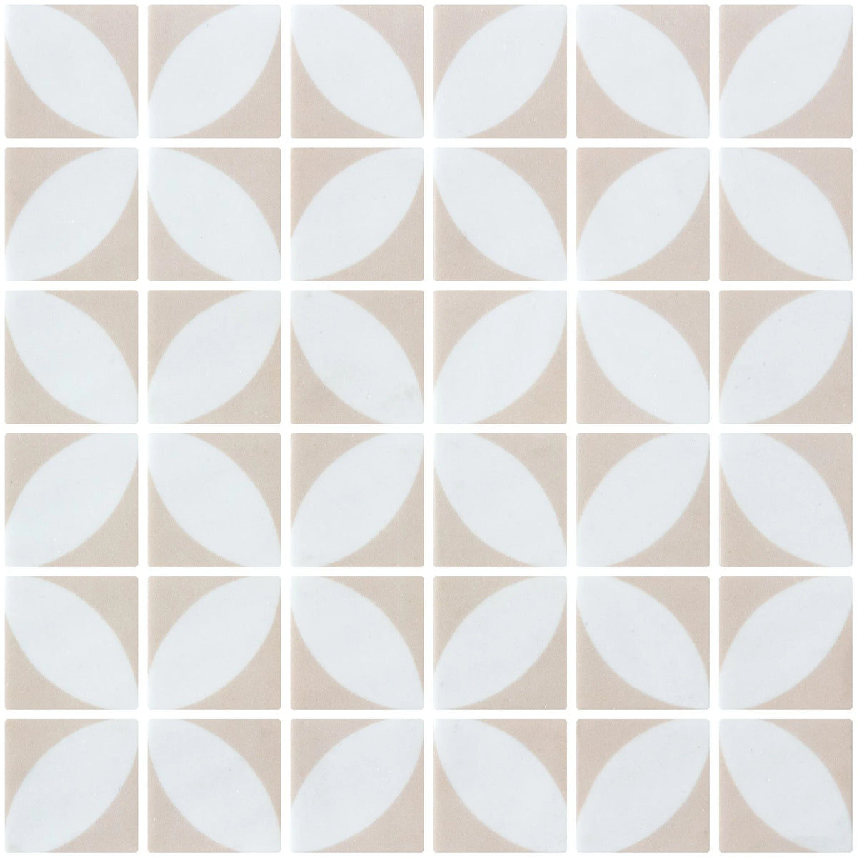 Onix Icon Penta Azalea Pink 2x2 Matte Glass Mosaic — Solidshape