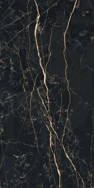 Prexious Thunder Night 12x24 Glossy Porcelain Tile — Solidshape