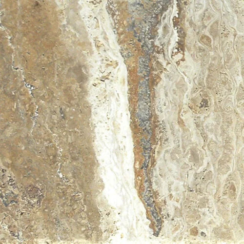 Riviera VP Brushed Chiseled Travertine Tile — Solidshape