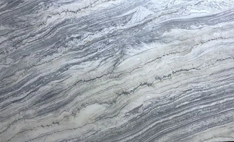 Stratus Blue 134x81 Polished Quartzite Slab — Solidshape