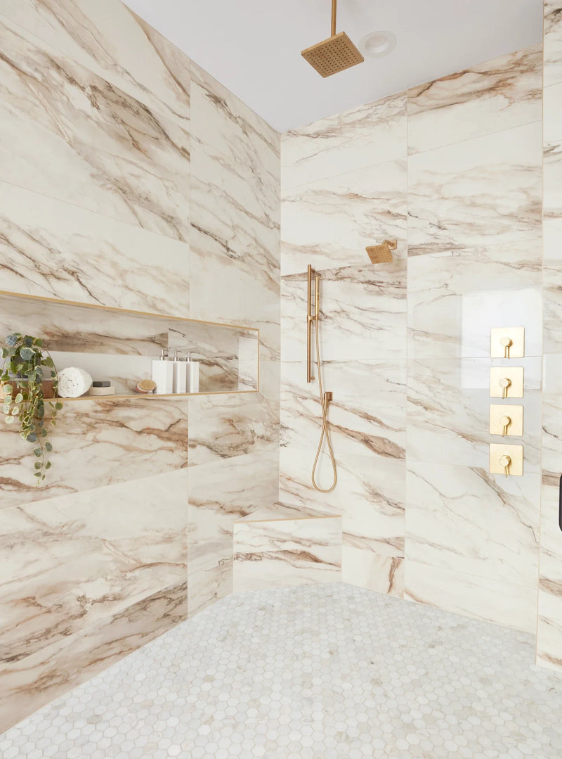 Tru Marmi Gold 24x48 Matte Porcelain Tile — Solidshape