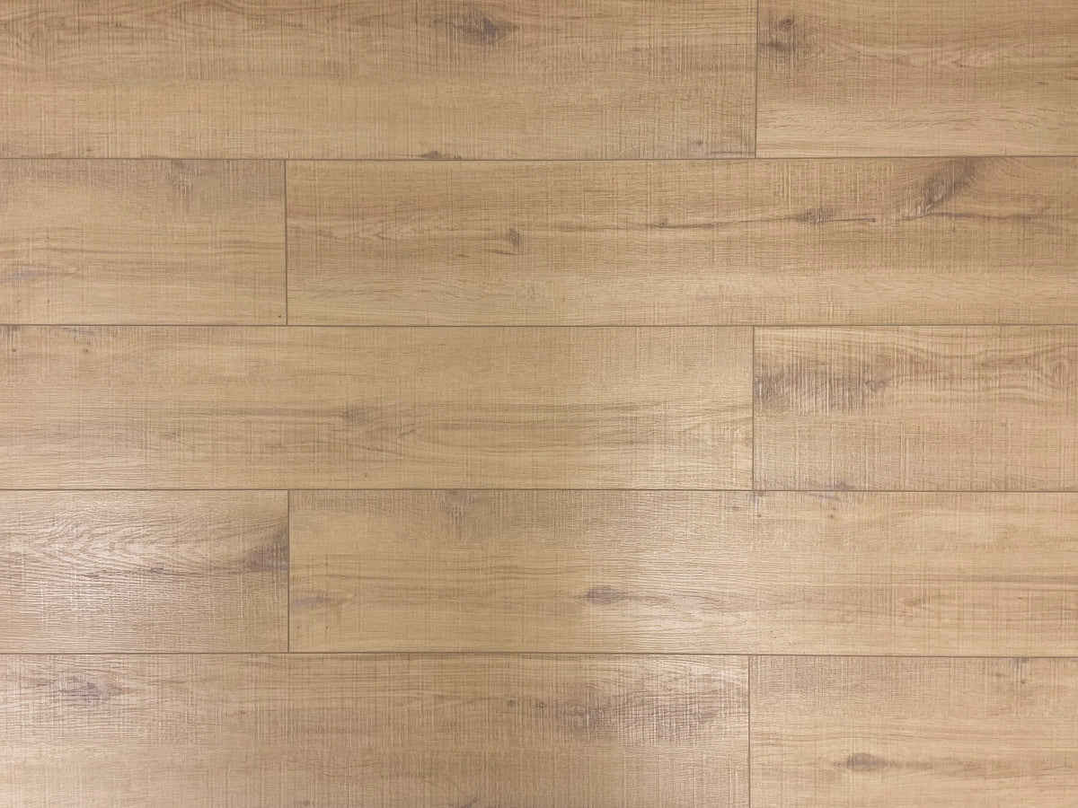 Zephyr Bungalow Tan 9x60 Embossed V-Groove 20mil SPC Vinyl Flooring ...