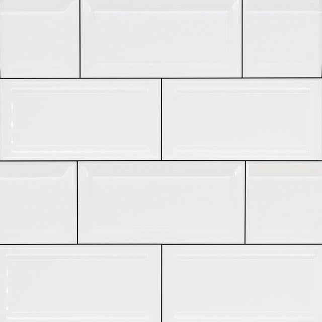 Basics White Matte 3x6 Ceramic Tile