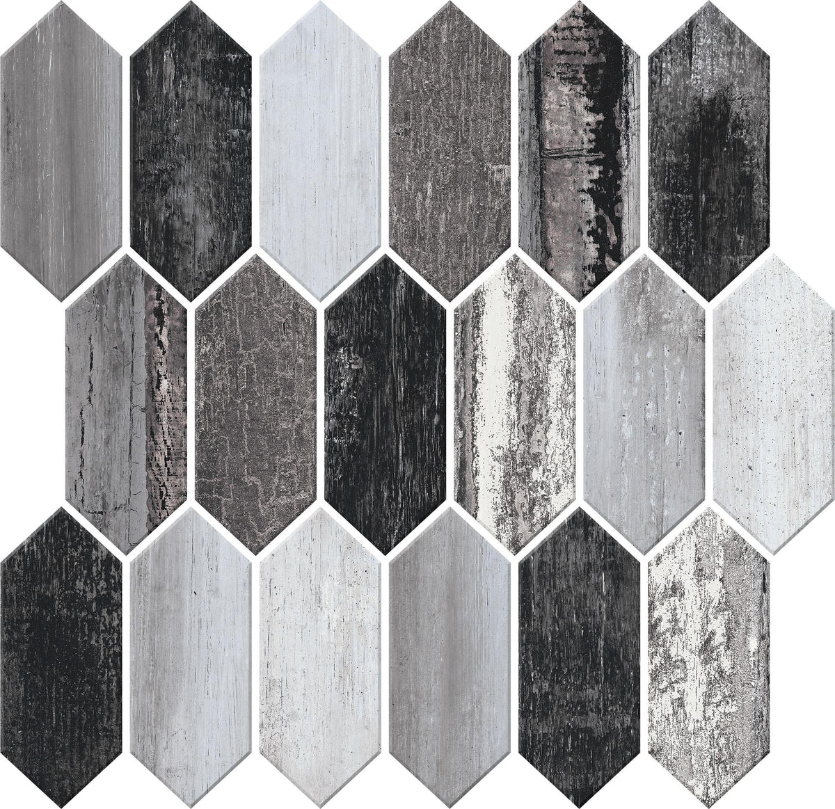 Cinematic Documentary Matte Ceramic Mosaic - Size 2x5 Picket — Solidshape