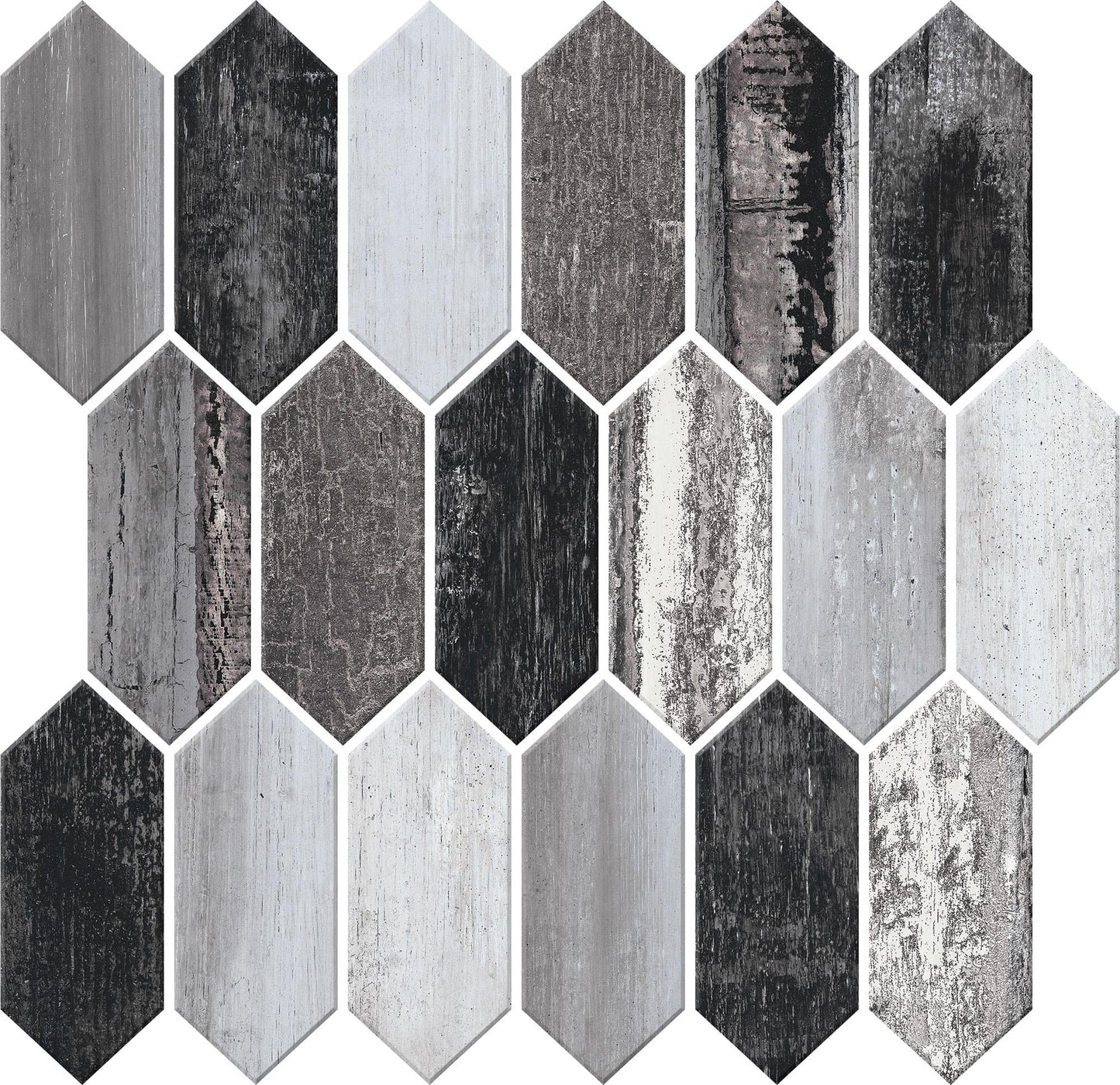 Cinematic Documentary Matte Ceramic Mosaic - Size 2x5 Picket — Solidshape