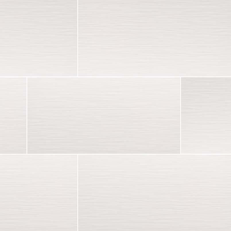 Dymo Stripe White Glossy 12x24 Ceramic Tile
