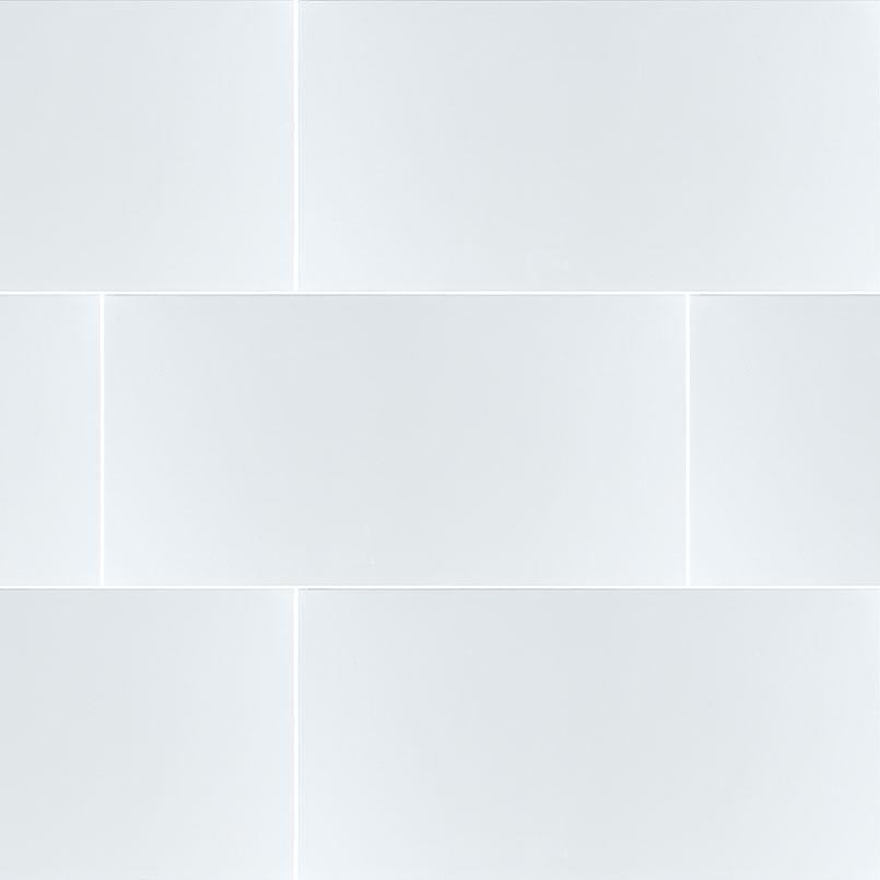 Dymo White Glossy 12x24 Ceramic Tile