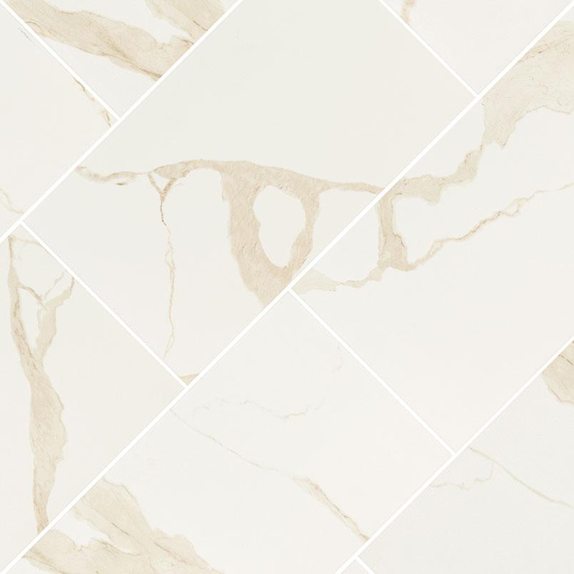 Eden Calacatta Matte 12x24 Porcelain Tile