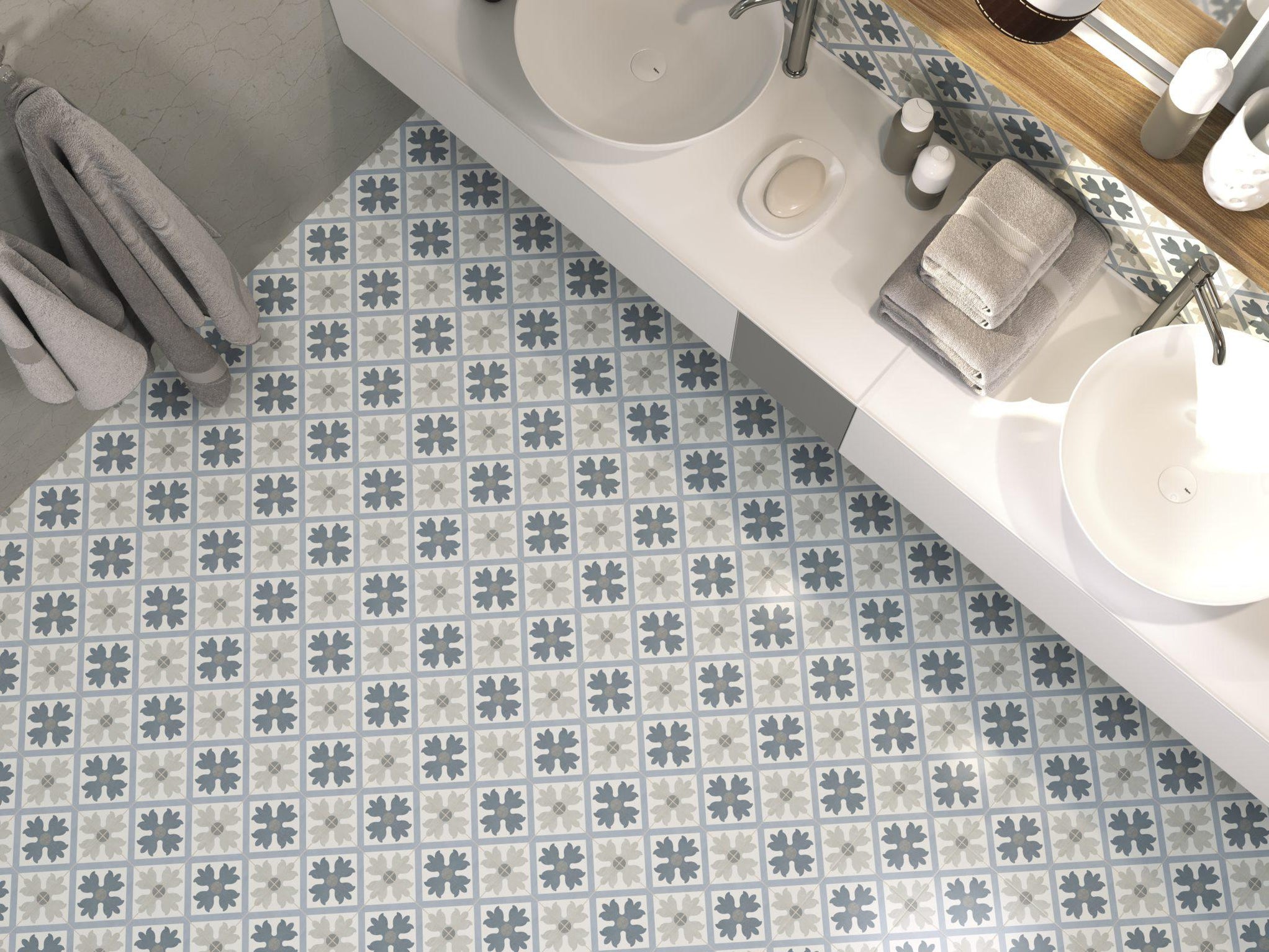 Fiore Waterline Martia 6x6 Porcelain Tile