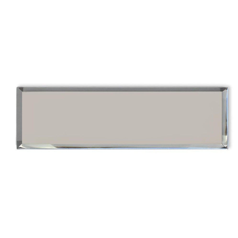 Gatsby Mosaic Glass Tile in Grey - Size 2-1/2x8 Rectangle