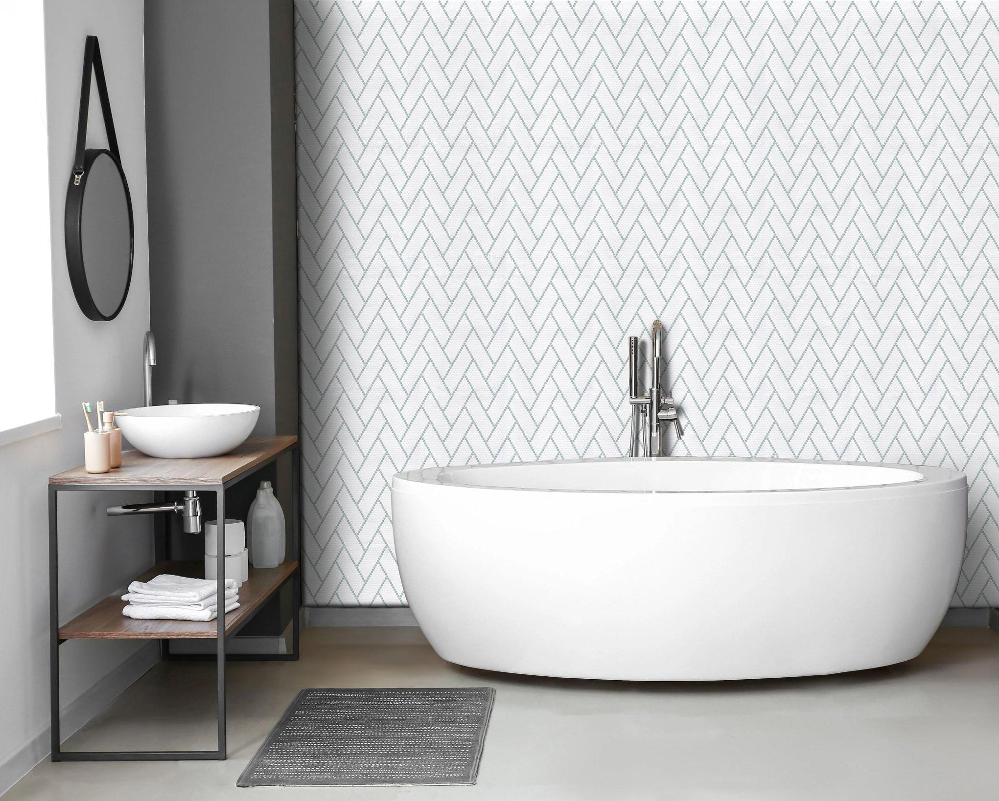 Geometro 2.0 Matte Glass Mosaic in Harmonie Verse Hexagon