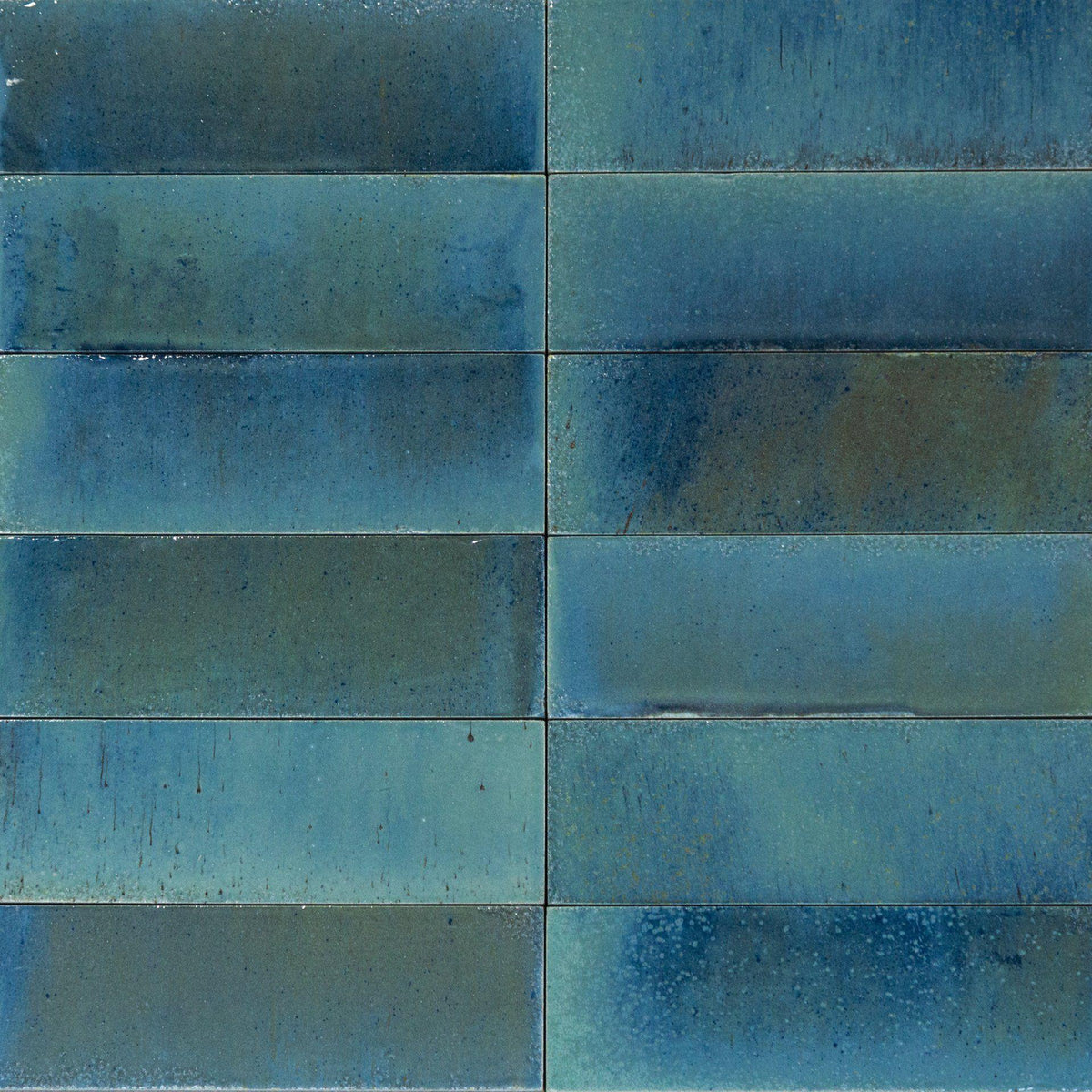 Gleeze Turchese 2x6 Porcelain Tile — Solidshape