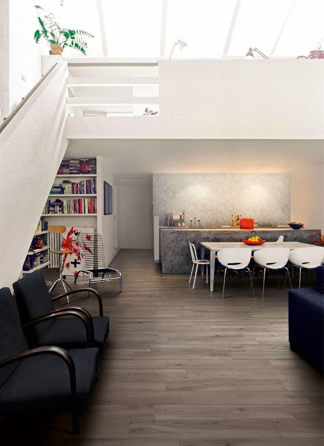 Mood Wood Nut Matte 8x48 Porcelain Tile