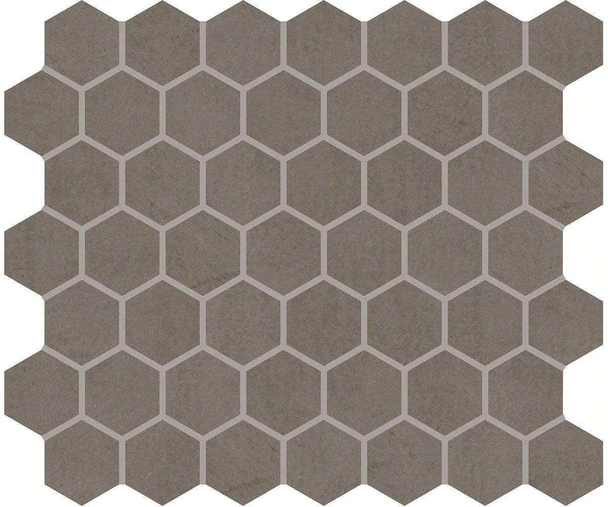 Moroccan Ceramic Mosaic in Light Moss - 1.5x1.5 Hexagon — Solidshape