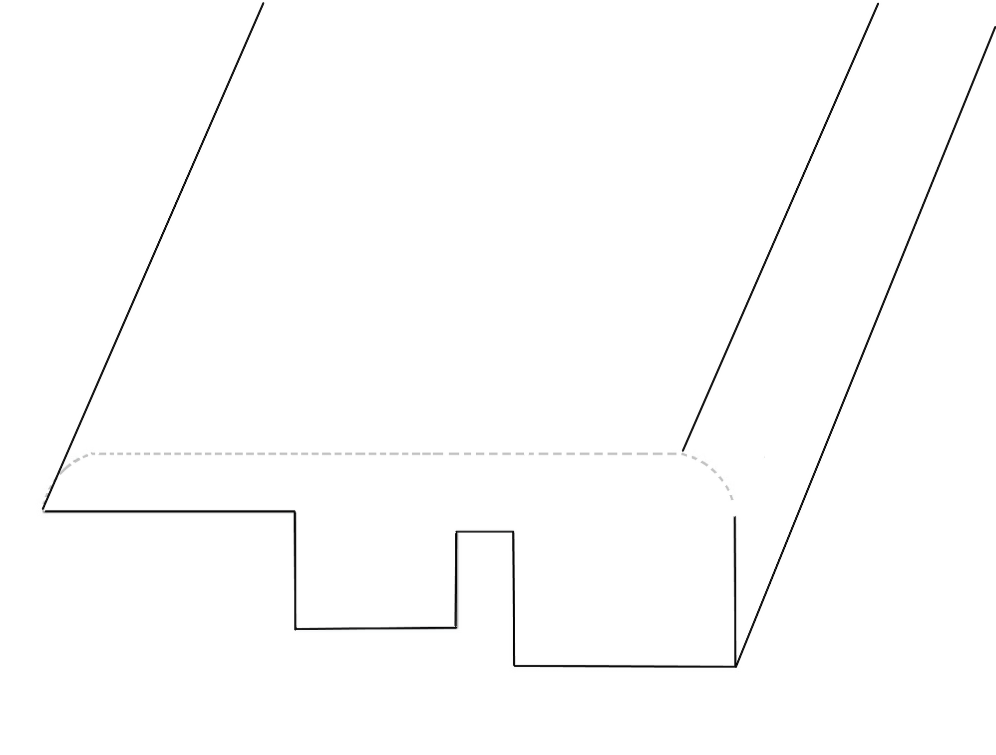 Old Town Cantika 96 Engineered Hardwood European Oak End Cap — Solidshape