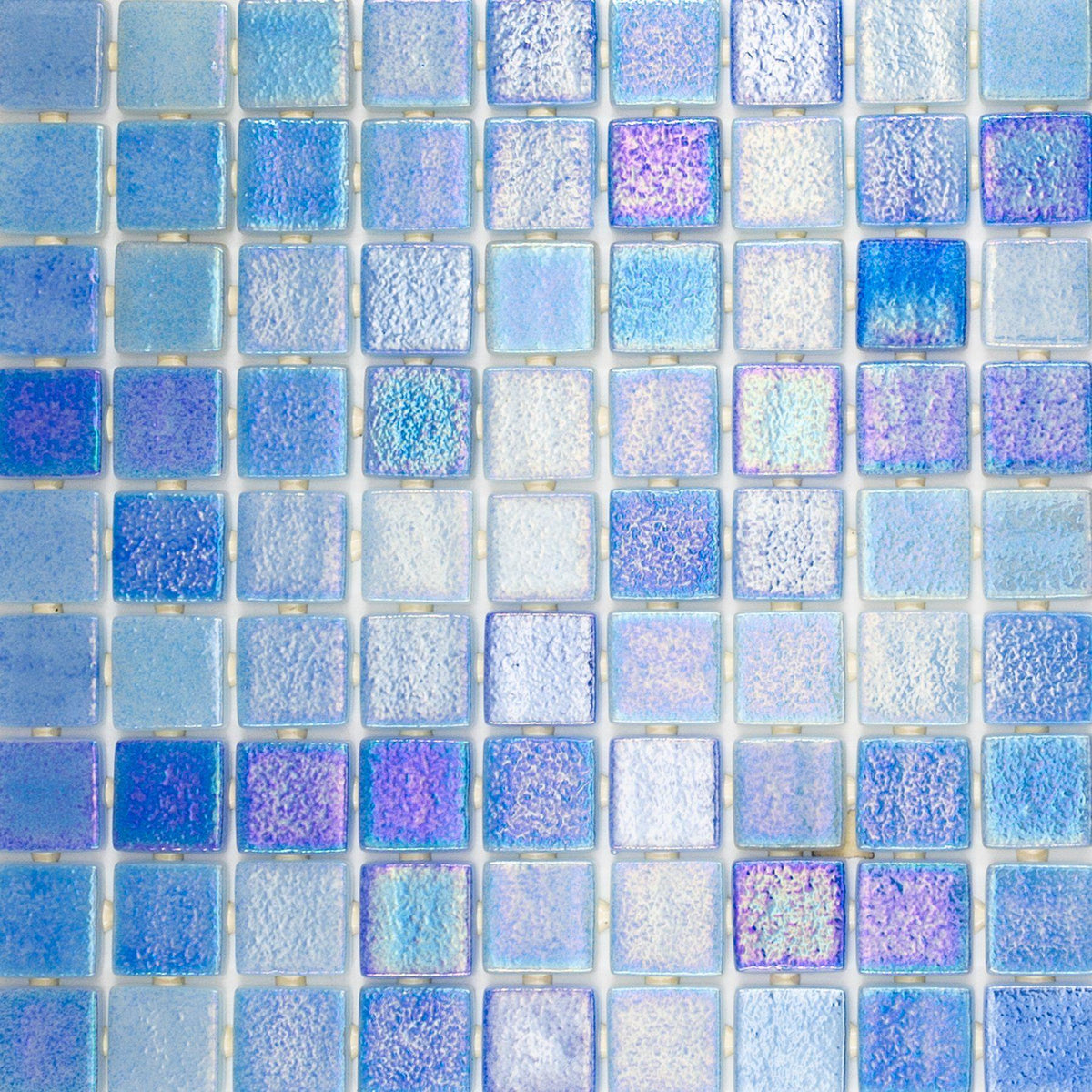 Onix Mosaic Glass Tile in Azul, Size 1x1