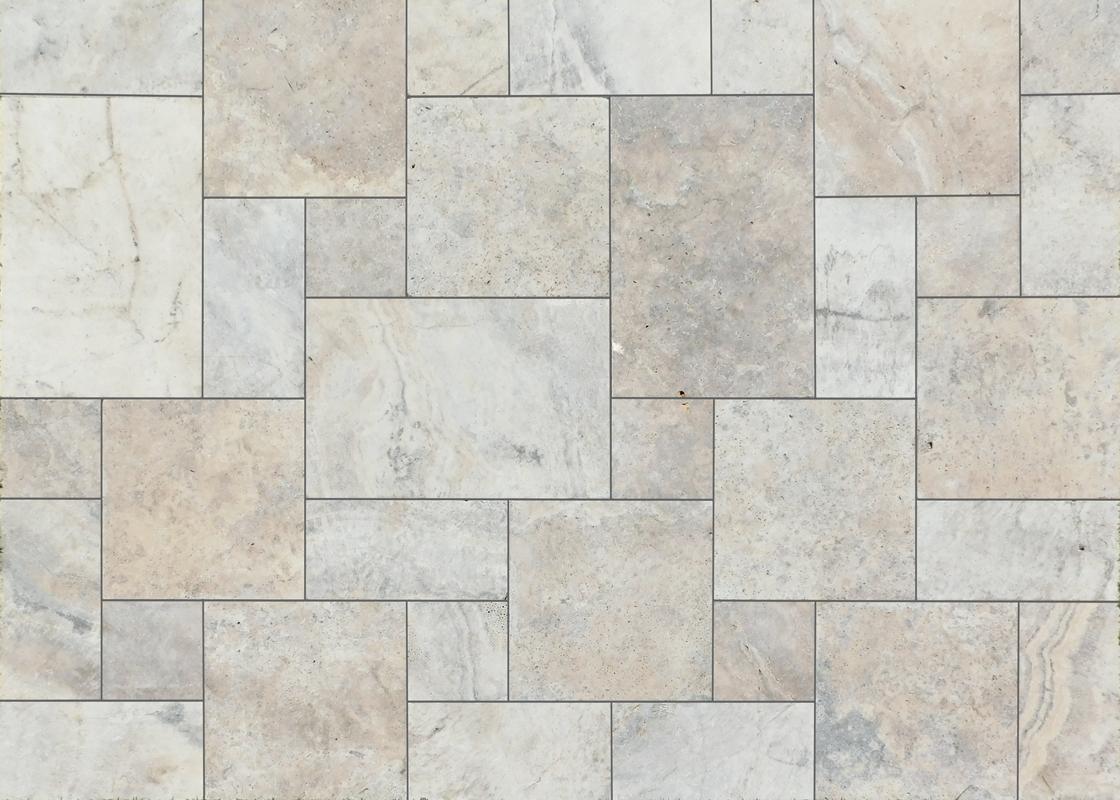 Philadelphia Travertine Paver Pattern Tumbled — Solidshape