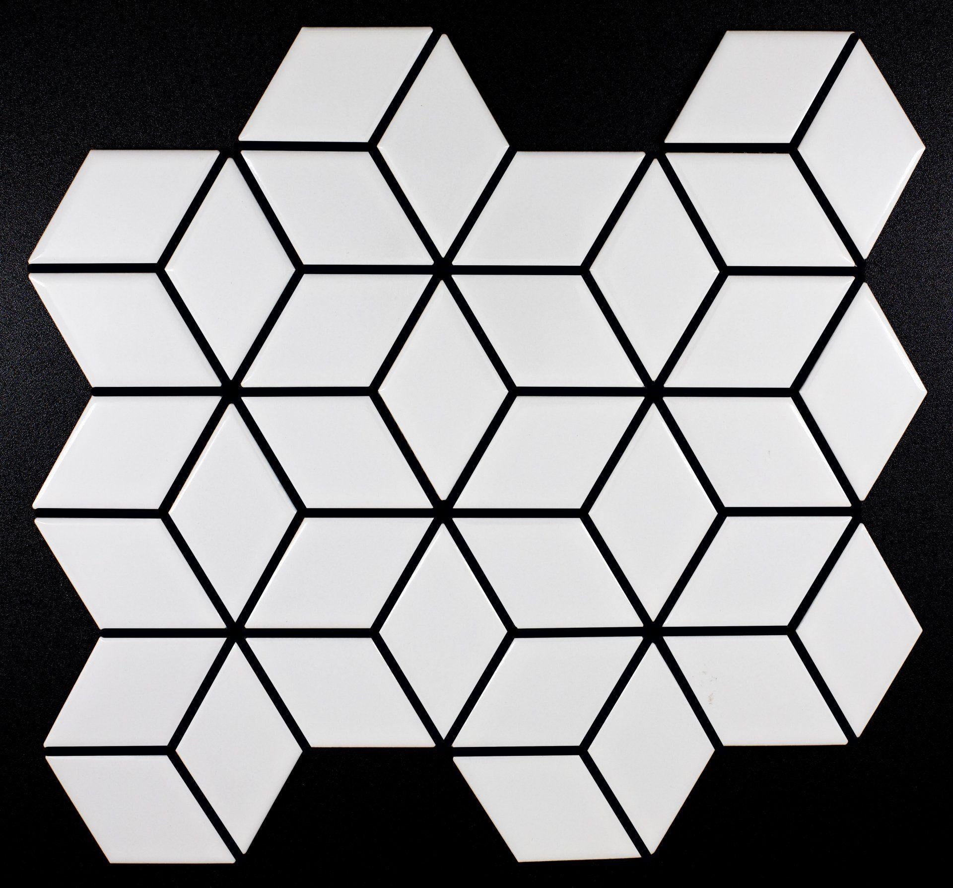 Explore Diamond-shaped Tiles: Durable & Elegant Home Decor