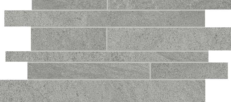 Unicom Loire Gris Random Linear Ceramic Mosaic — Solidshape